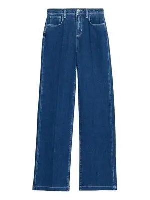 L & APOS;AGENCE Clayton High-rise Wide-leg Jeans - Lansing