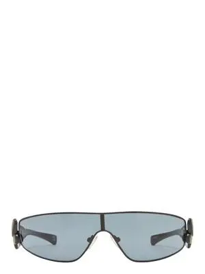 Le Specs Slimline Visor Sunglasses - Black