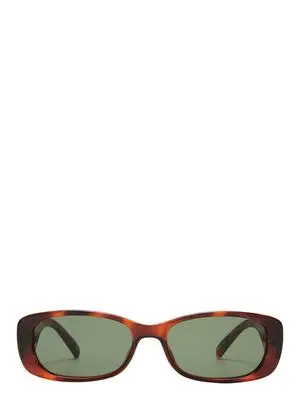Le Specs Unreal! Rectangle Sunglasses - Tort