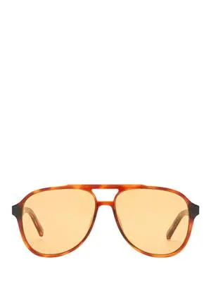Le Specs Le Specs Tragic Magic Aviator Sunglasses Toffee Tort