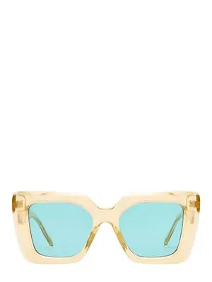 Le Specs Unimaginable Square Frame Sunglasses - Sand
