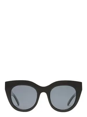 Le Specs Air Heart Sunglasses - Black