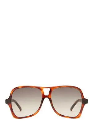 Le Specs Fortune Teller Aviator Sunglasses - Toffee Tort