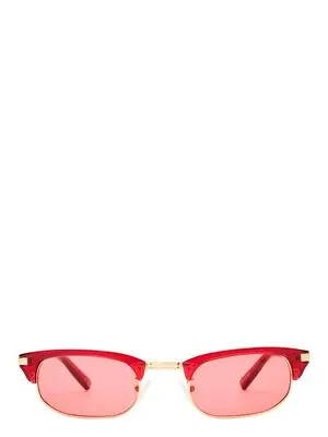 LE SPECS Nightingale Rectangle Sunglasses