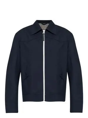 Marni Wool Jacket - Navy Blue