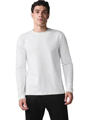 Alo Yoga Conquer Reform Long Sleeve Top White