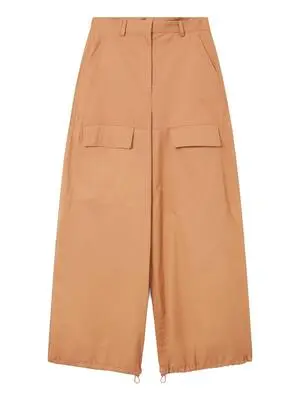 Stella McCartney Wide-leg Cargo Trousers - Tan