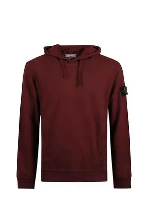 Stone Island Cotton Hoodie - Red
