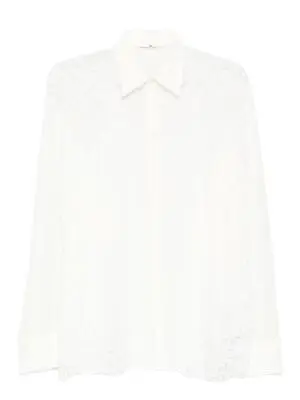 Ermanno Scervino Silk Shirt - White