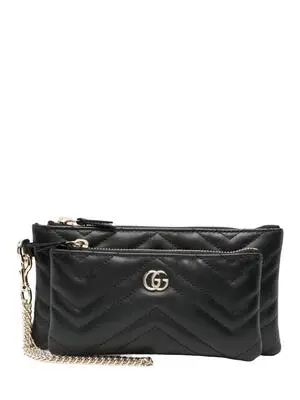 Gucci Gg Marmont Leather Mini Bag - Black