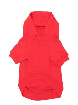 POLDO DOG COUTURE Pop Fleece Cotton Hoodie - Red