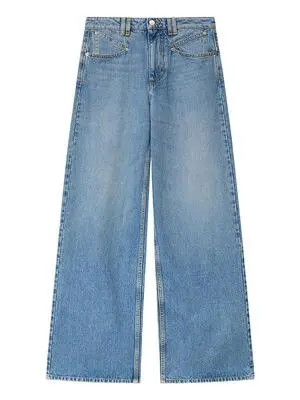 Isabel Marant Lemony Denim Jeans - Sky Blue