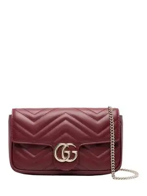 GUCCI GG Marmont Leather Mini Bag