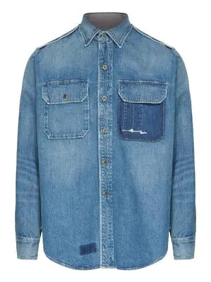 MAISON MARGIELA Denim Shirt - Sky Blue