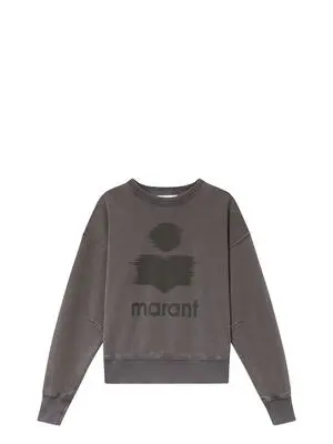 MARANT ETOILE Mobyli Cotton Sweatshirt - Grey