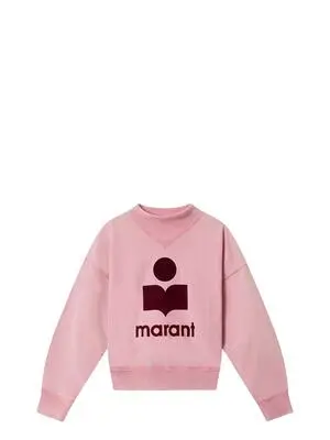 MARANT ETOILE Moby Cotton Sweatshirt - Pink