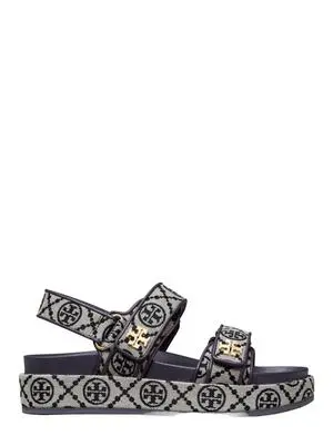Tory Burch Kira Sport Leather Sandals - Blue