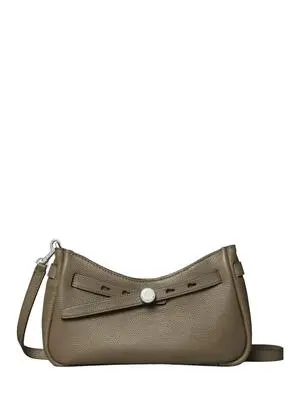 Tory Burch Leather Crossbody Bag - Grey