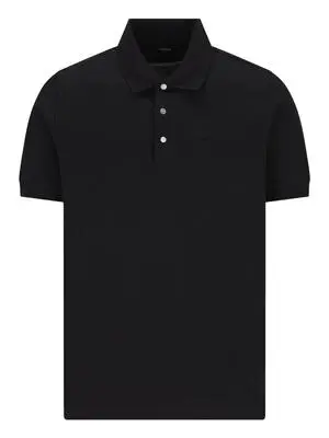 Fendi Polo Shirt With Logo - Black