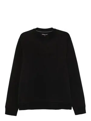 Michael Kors Cotton Crew Neck Sweater - Black