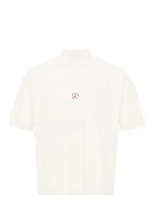JW Anderson Short-sleeve Polo Shirt With Logo - White