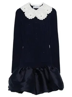 SELF-PORTRAIT Mini Dress - Blue