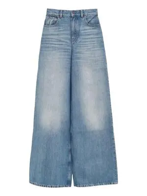 Chloé Wide-leg Denim Jeans - Sky Blue