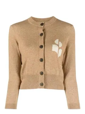 MARANT ETOILE Newton Cotton And Wool Cardigan - Beige