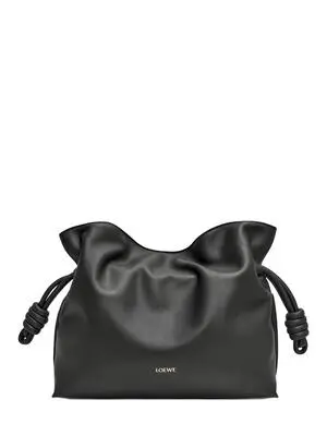 Loewe Flamenco Medium Clutch - Black