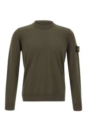 Stone Island Wool Sweater - Green