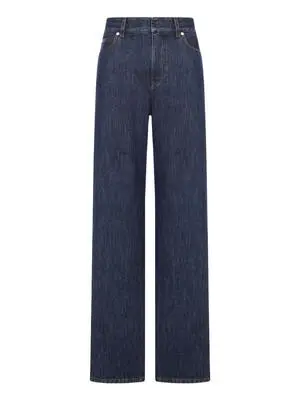 Fendi Denim Cotton Jeans - Blue
