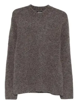 Emporio Armani Wool Crewneck Jumper - Grey