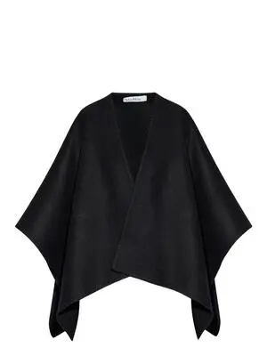 Max Mara Wool Cape - Black