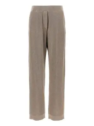 Brunello Cucinelli Cotton Trousers - Brown