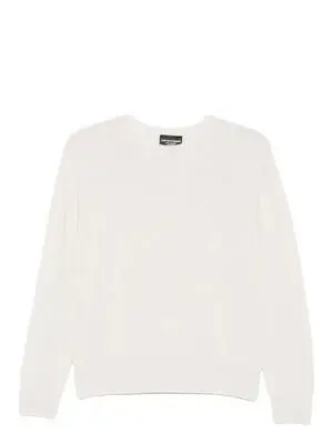 Emporio Armani Cashmere Crewneck Sweater - White