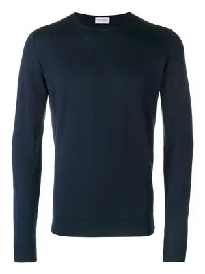 John Smedley Crewneck Jumper - Green
