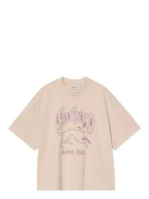 Carhartt Work In Progress S/s Hackwork T-shirt - Beige