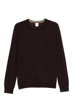 Paul Smith Wool Crewneck Sweater - Brown