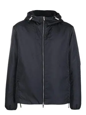 Emporio Armani Nylon Blouson Jacket - Blue
