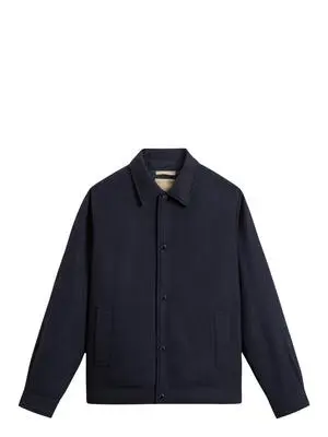 Woolrich Wool Shirt Jacket - Blue