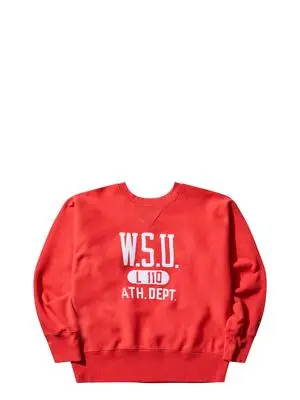 Champion Cotton Crewneck Sweatshirt - Red