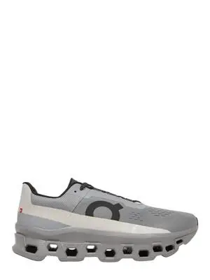 On Cloudmonster Lace Up Sneakers Silver