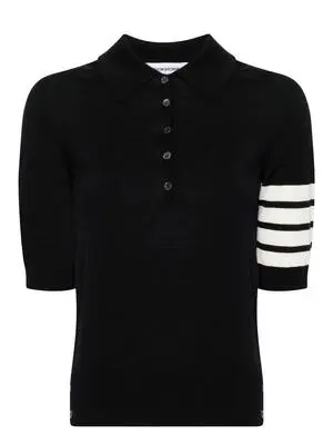 Thom Browne Wool Polo Shirt - Blue