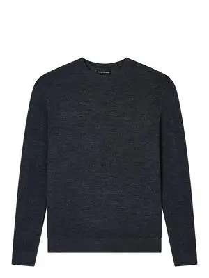 Emporio Armani Wool Crewneck Jumper - Grey