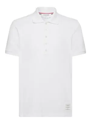 Thom Browne Cotton Polo Shirt - White