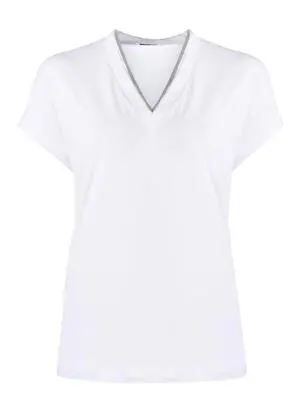 BRUNELLO CUCINELLI Cotton V-Neck T-Shirt