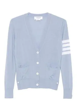Thom Browne Wool Cardigan - Sky Blue