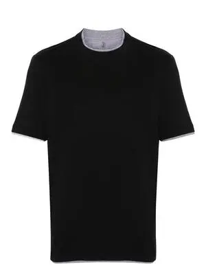 Brunello Cucinelli Cotton T-shirt - Black
