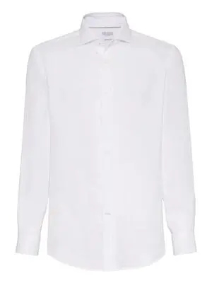 Brunello Cucinelli Linen Shirt - White