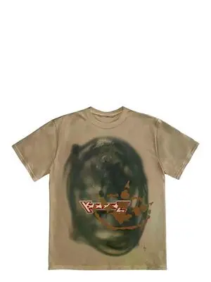 TRAVIS SCOTT Sprayed-effect Short-sleeve T-shirt - Neutrals
